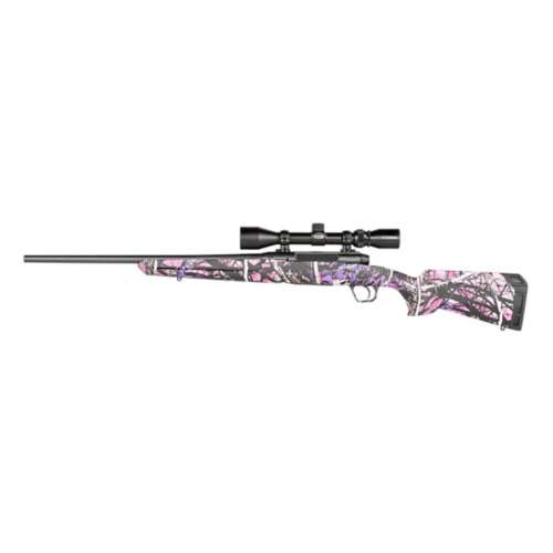 Savage Arms Axis XP Compact Muddy Girl Camo Rifle with Weaver 3-9x40 ...