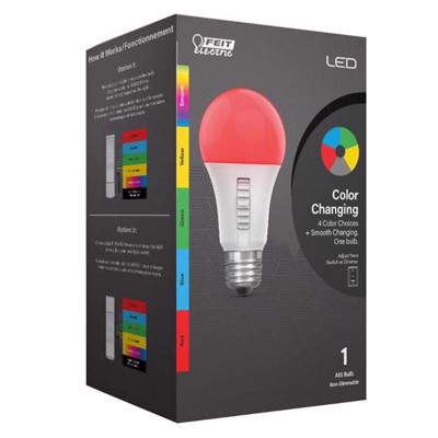 Feit A19 E26 Medium Filament LED Smart-Enabled Multi-Colored Bulb