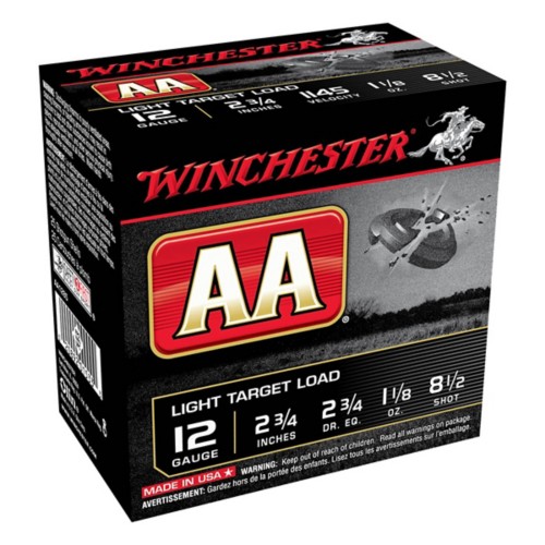 Winchester AA Target Load 12 Gauge Shotshells 25 Round Box