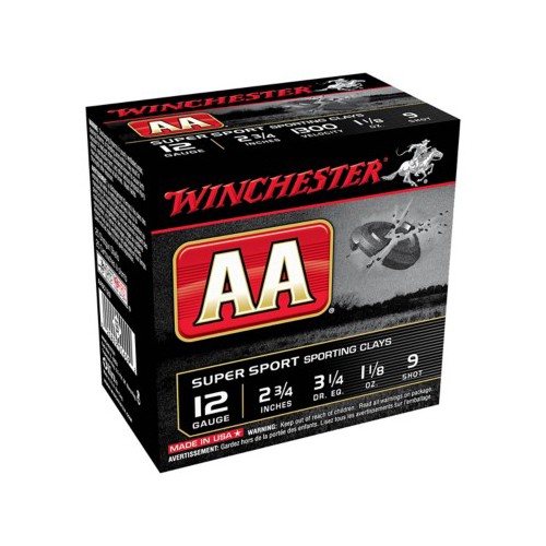 Winchester AA Super Sport Target Load 12 Gauge Shotshells 25 Round Box