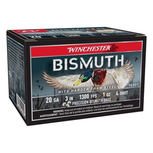 Winchester BISMUTH 20 Gauge Shotshells 15 Round Box