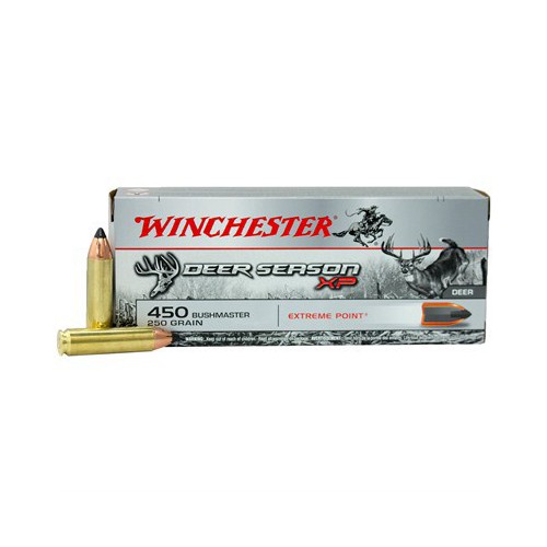 Winchester Deer Season XP Extreme Point 450 Bushmaster Rifle Ammunition ...
