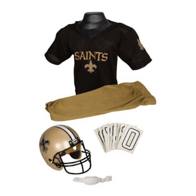 Franklin Sports New Orleans Saints Deluxe Football Uniform Set ...