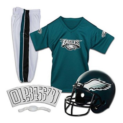 Franklin Sports Philadelphia Eagles Deluxe Football Uniform Set ...