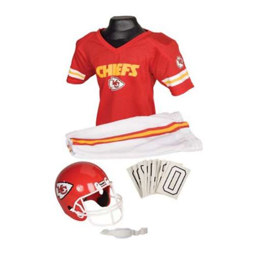 Franklin Sports Kansas City Chiefs Deluxe Football Uniform Set ...