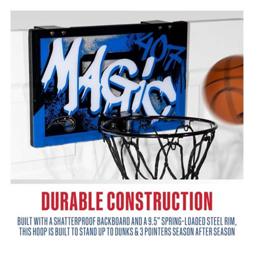 Franklin Sports NBA Orlando Magic Over the Door Basketball Hoop