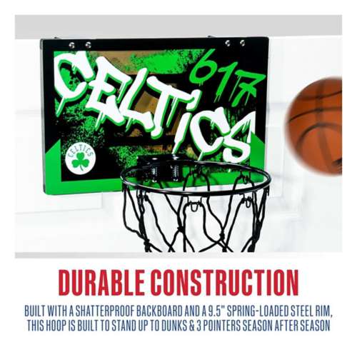 Franklin Sports NBA Boston Celtics Over the Door Basketball Hoop ...