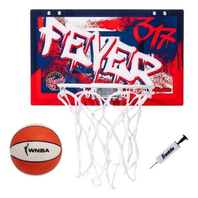 Franklin Sports WNBA Indiana Fever Over the Door Basketball Hoop