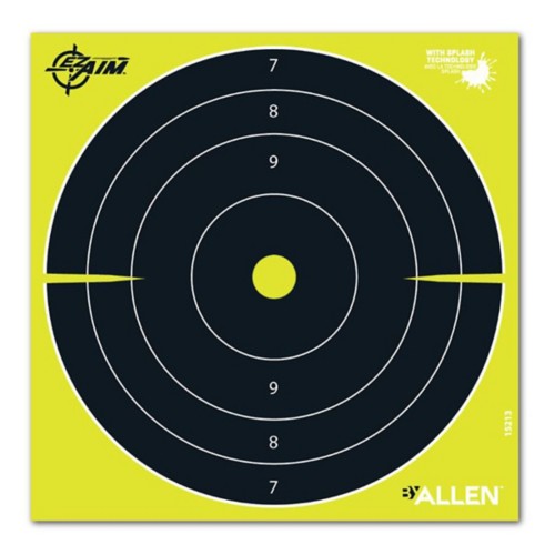 Allen EZ-Aim Non-Adhesive Splash Bullseye Target 25 Pack