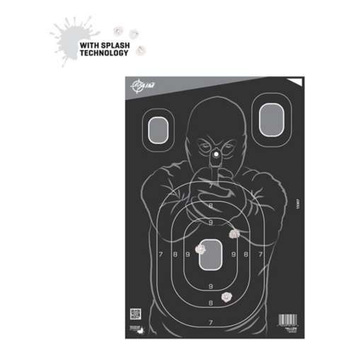 Allen Ez Aim Non-Adhesive Silhouette Reactive Paper Targets 100 Pack | SCHEELS.com