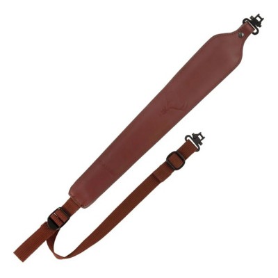 Allen Deer Head Padded Leather Rifle Sling