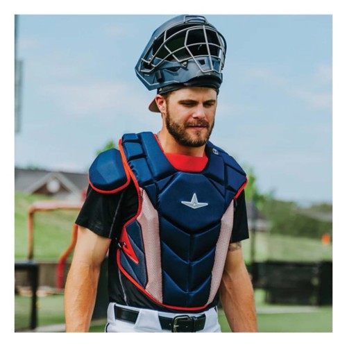 Adult All-Star MVP PRO Matte Catcher's Helmet w/ Deflexion Technology