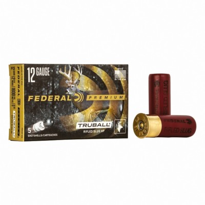 Federal Premium TruBall Rifled Slug HP 12 Gauge Shotshells