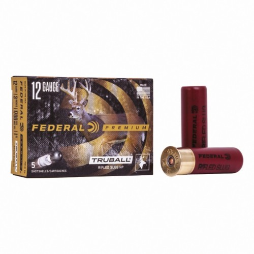 Federal Premium TruBall Rifled Slug HP 12 Gauge Shotshells