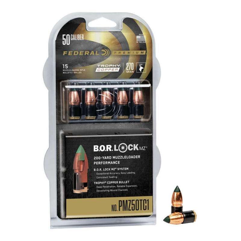 Federal Muzzleloader Bullet 270gr w/B.O.R. Lock System | SCHEELS.com