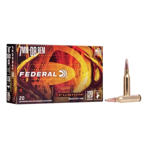 Federal Fusion 7mm-08 Remington Rifle Ammunition 20 Round Box