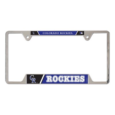Wincraft Colorado Rockies Metal License Plate Frame