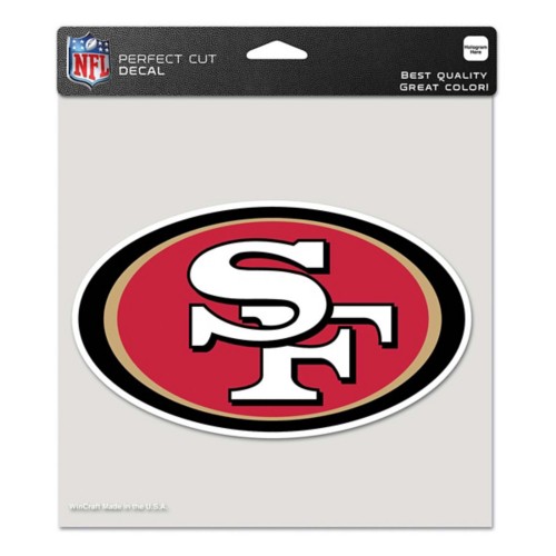 Wincraft San Francisco 49ers 8"x8" Perfect Cut Decal