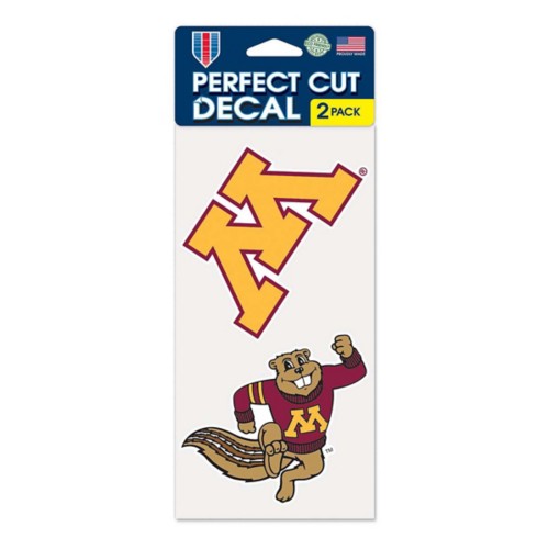 Wincraft Minnesota Golden Gophers 4"x8" Perfect Cut Decal