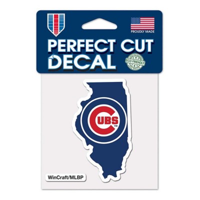 Wincraft Chicago Cubs 4"x4" Perfect Cut Decal