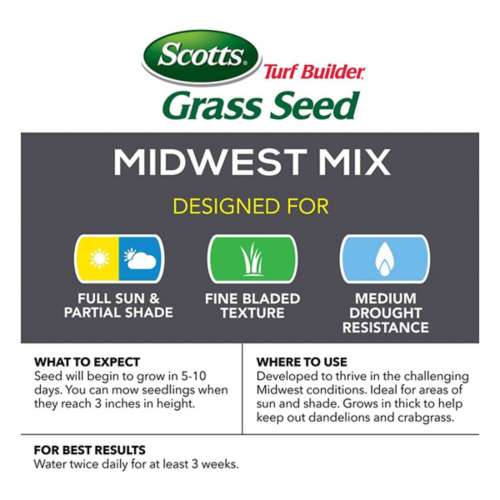 Scotts Turf Builder Mixed Sun or Shade Grass Seed 7 lb | SCHEELS.com