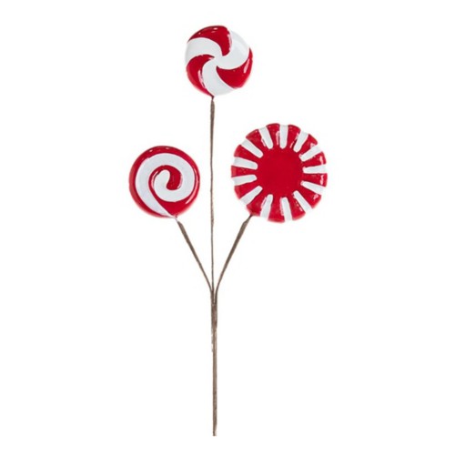 Allstate Floral 18in Peppermint Candy Spray