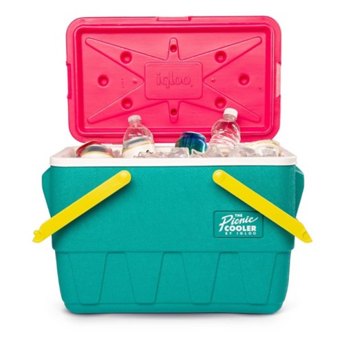 Igloo Retro Picnic Basket 25 Qt Cooler