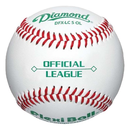 Diamond Official League Level 5 Flexiball Baseballs - 1 Dozen