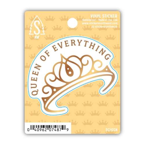 Stickers Northwest Queen Of Everything Tiara Sticker Sticker | SCHEELS.com