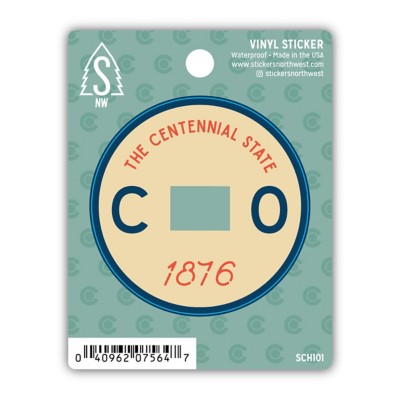 Stickers Northwest The Centennial State Circle Sticker Sticker