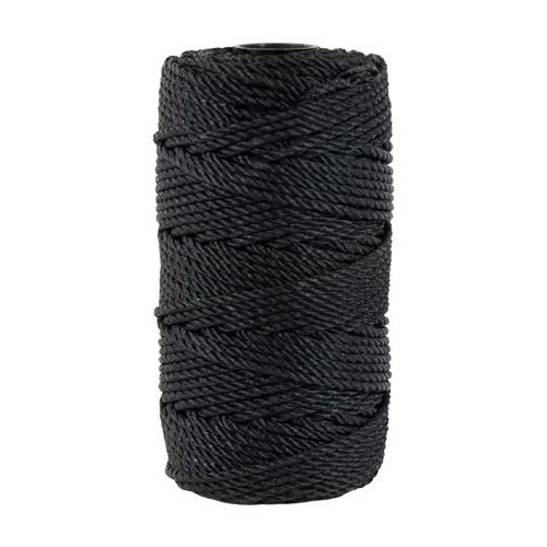 H and H 1/4 Lb Black Tarred Twisted Twine