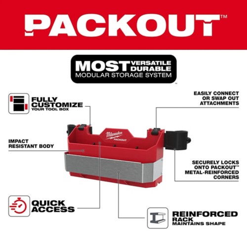 Milwaukee PACKOUT Tool Box Caddy Attachment