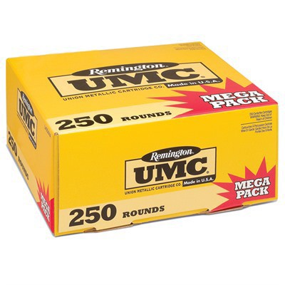 Remington UMC Mega Pack 250 Round Box 40 S&W Handgun Ammunition 50 ...