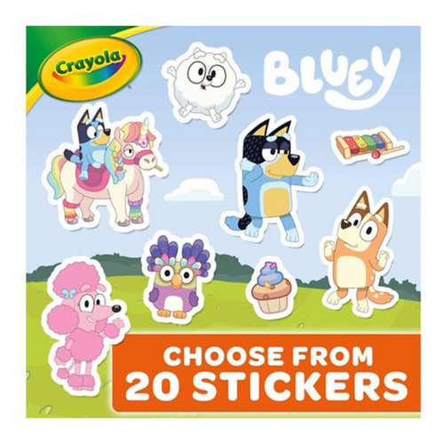 Crayola Bluey Coloring Book & Sticker Sheet | SCHEELS.com