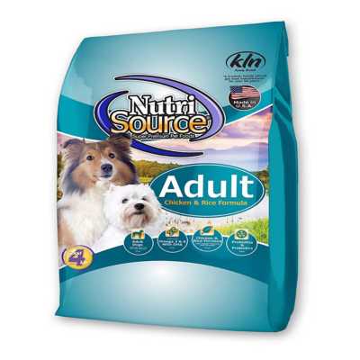 NutriSource Adult Chicken and Rice Dog Formula Food | SCHEELS.com