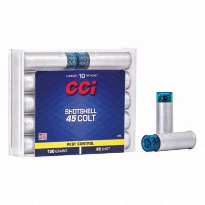 CCI Pest Control Shotshell 45 Long Colt Handgun Ammunition 10 Round Box