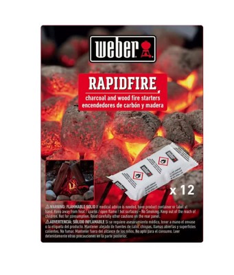 Weber Rapidfire Fire Starters - 12 Pack