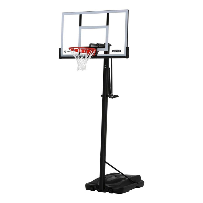 Lifetime 54” Acrylic Portable Pump Adjust Basketball Hoop