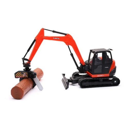 New Ray USA 1:18 Scale Excavator with Log Shear