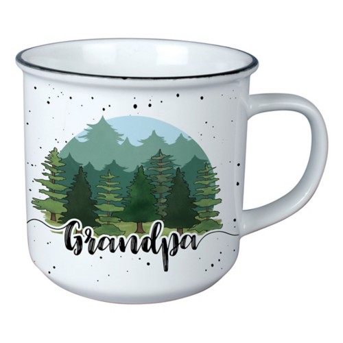 Carson Home Accents 14oz Grandpa Tree Vintage Mug