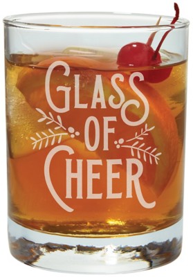 Carson Home Accents Glass Of Cheer 12oz Rocks Glass | SCHEELS.com