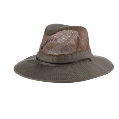 Men's Dorfman-Pacific Aspen Twill Mesh Safari Sun Hat | SCHEELS.com