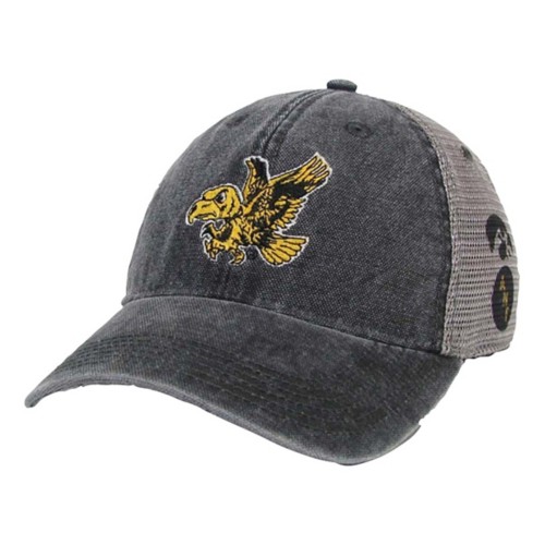 Legacy Athletic Iowa Hawkeyes Vintage Hawk Patch Adjustable Hat