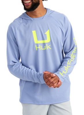 Men's Huk Icon Performance Knit Long Sleeve Hooded T-Shirt