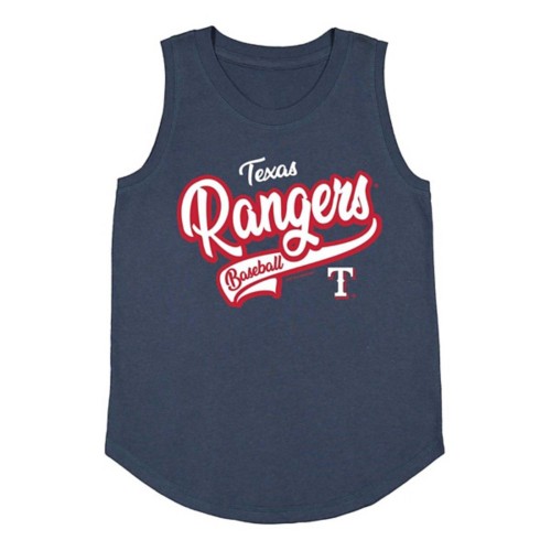 Soft As A Grape Kids' Texas Rangers Script Tank