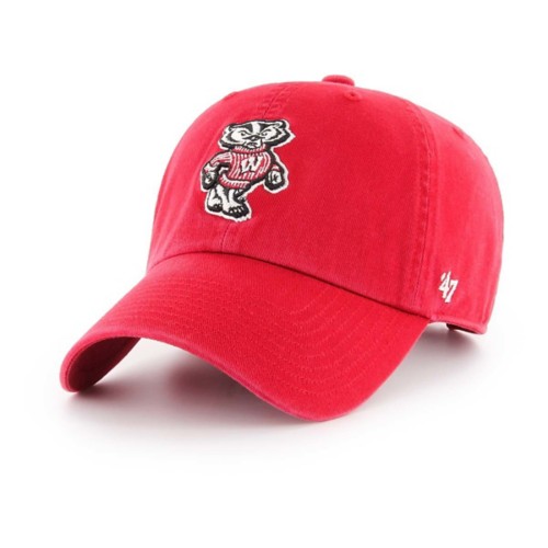 47 Brand Wisconsin Badgers Clean Up Bucky Adjustable Hat
