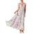 Women's ASTR The Label Primrose Floral Strappy Back Sweetheart Maxi Dress