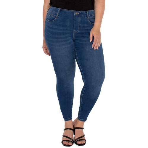 Women's Liverpool Los Angeles Plus Size Gia Glider Ankle Skinny Pants