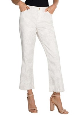 Women's Liverpool Los Angeles Hannah Eco Fray Hem Pants | SCHEELS.com