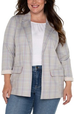 Women's Liverpool Los Angeles Plus Size Plus Size Boyfriend Blazer ...